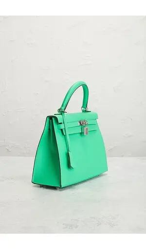 Undefined Hermes Epsom Kelly 25 Sellier Handbag - Vert Comics