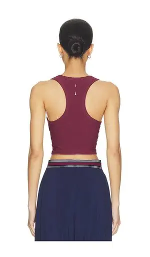 The Upside Peached Sophie Crop Top - Maroon