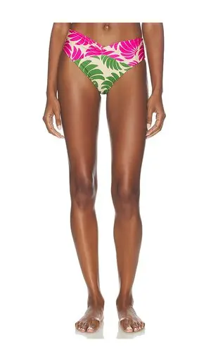 Farm Rio High Waist Bikini Bottom - Pink
