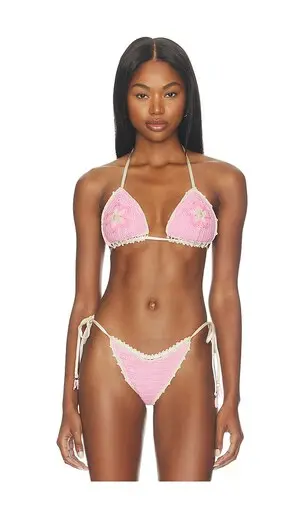 CAPITTANA Trinidad Flower Top - Pink