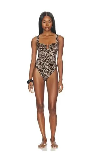 AWAY THAT DAY Cannes One Piece - Leopard Print