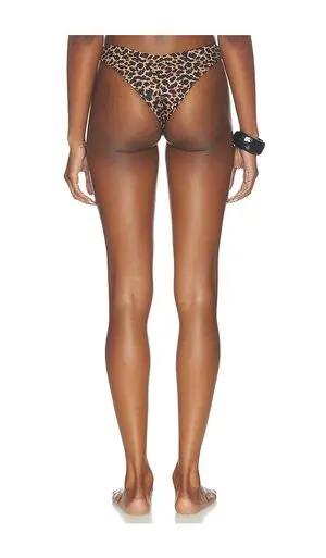 AWAY THAT DAY Fiji Bikini Bottom - Leopard Print