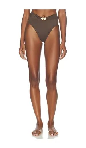 AWAY THAT DAY Isola Bella Bikini Bottom - Espresso
