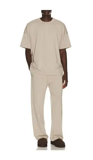 SKIMS Jersey Relaxed T-shirt In Neutral - Linen