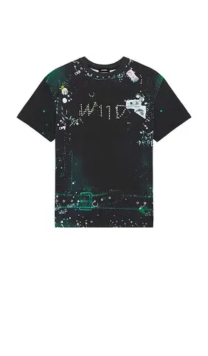 We11Done Trompe-l'oeil Pierced T-shirt - Black