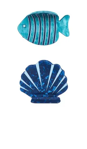 FRASIER STERLING Amalfi Claw Clip Set - Multi
