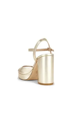 STUART WEITZMAN Dayna Ii Metallic Platform Sandal