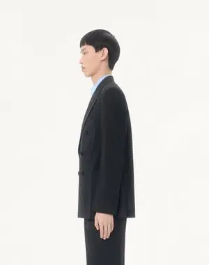 Valentino Garavani Double-breasted Wool Jacket - Black