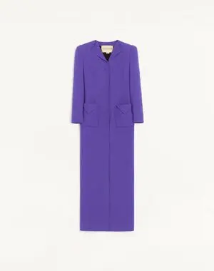 Valentino Garavani Embroidered Cady Satin Coat