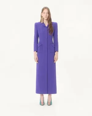 Valentino Garavani Embroidered Cady Satin Coat