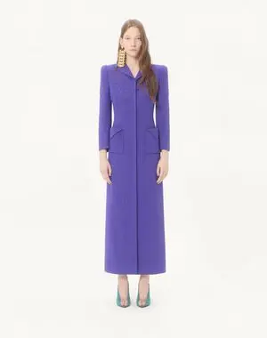 Valentino Garavani Embroidered Cady Satin Coat
