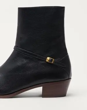 Valentino Garavani Pat Ankle Boot In Kidskin