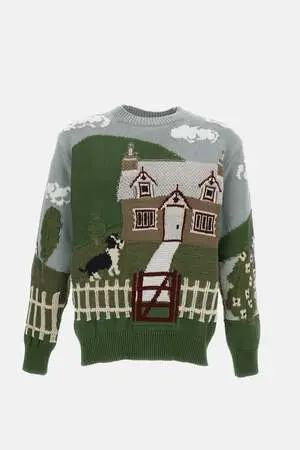Junya Watanabe Embroidered Knit Pullover - Multicolore