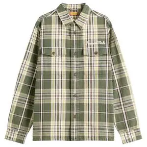 HUMAN MADE Heart Patch Check Shirt
