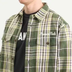 HUMAN MADE Heart Patch Check Shirt