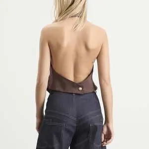 TOLU COKER Halter Waistcoat