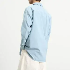 Stone Island Marina Cotton Nylon Panama Overshirt - Dust Blue