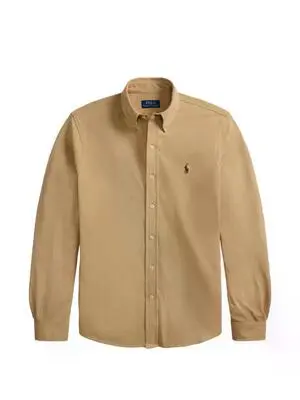 Polo Ralph Lauren Button-down Embroidered Shirt - Neutrals