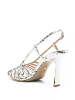 Lola Cruz Gata Sandals - Silver