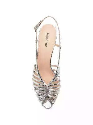 Lola Cruz Gata Sandals - Silver