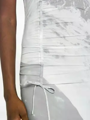 Patrizia Pepe Wave-print Midi Dress