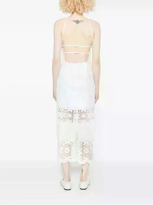 Patrizia Pepe Floral-embroidery Midi Dress