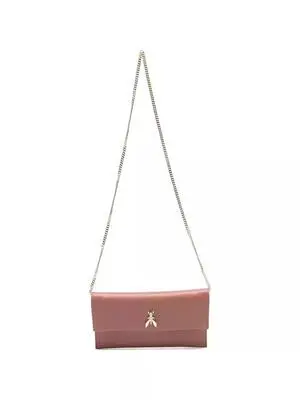 Patrizia Pepe Logo-plaque Clutch Bag - Pink
