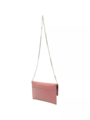Patrizia Pepe Logo-plaque Clutch Bag - Pink