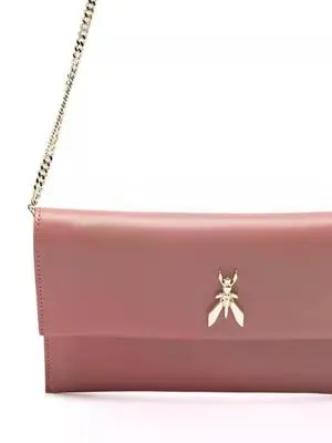 Patrizia Pepe Logo-plaque Clutch Bag - Pink