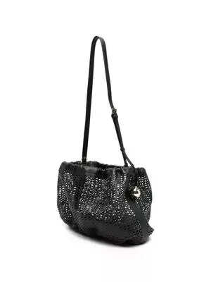 Patrizia Pepe Perforated Shoulder Bag