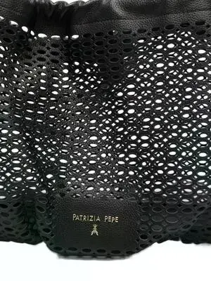 Patrizia Pepe Perforated Shoulder Bag
