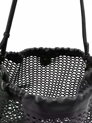 Patrizia Pepe Perforated Shoulder Bag
