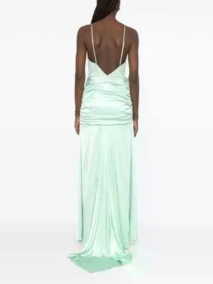 Patrizia Pepe Maxi Dress With Jewel Insert