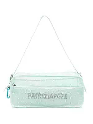 Patrizia Pepe Mesh Shoulder Bag - Green