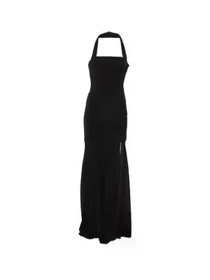 Patrizia Pepe Maxi Bustier Halter Dress