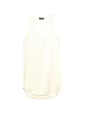 Wardrobe.NYC Sleeveless Scoop-neck Tank Top - Neutrals