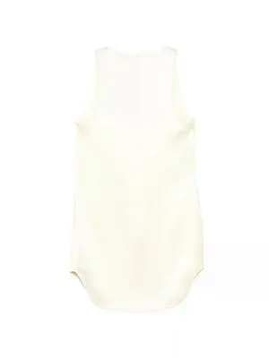 Wardrobe.NYC Sleeveless Scoop-neck Tank Top - Neutrals