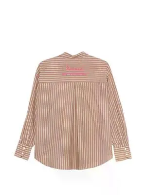 MC2 SAINT BARTH Cristal Striped Top - Brown