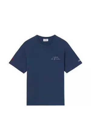 MC2 SAINT BARTH Portofino Embroidered T-shirt - Blue