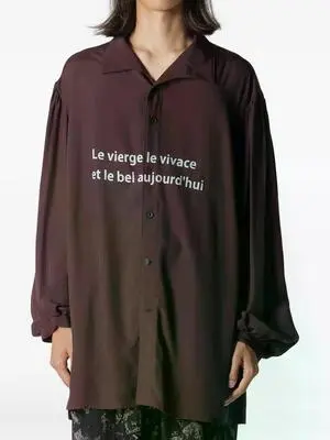 Yohji Yamamoto Long Sleeve Shirt