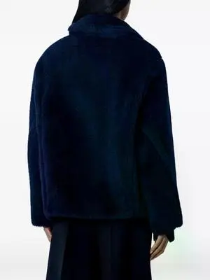 Max Mara Single-breasted Faux-fur Coat