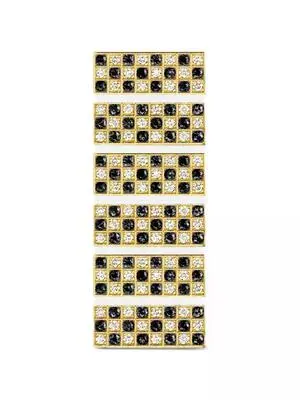 MARIE LICHTENBERG Diamond Checker Locket Necklace