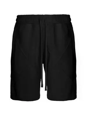 HAMZA Diamond Track Shorts - Black