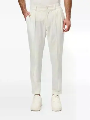HAMZA Tapered Trousers - White