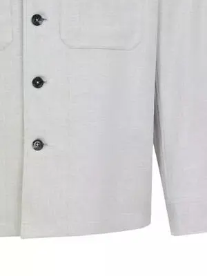 Zegna Pocket-detail Overshirt - Grey