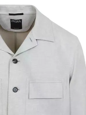 Zegna Pocket-detail Overshirt - Grey