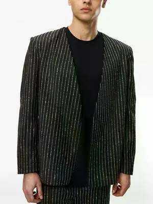 HAMZA 247 Striped Blazer