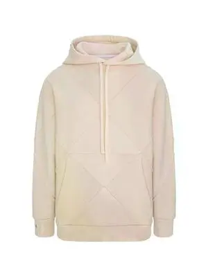 HAMZA Diamond Stitched Hoodie - Neutrals