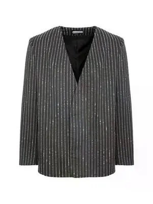 HAMZA 247 Striped Blazer