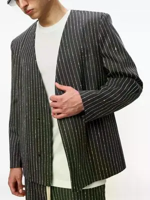 HAMZA 247 Striped Blazer